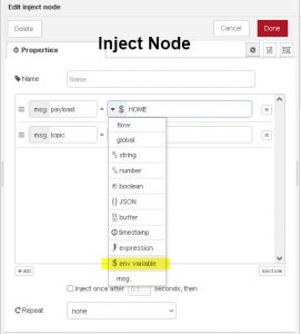Using Environmental Variables